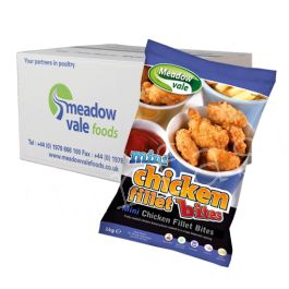 Meadow Vale - Mini Chicken Bites 1kg x10 (box)
