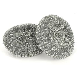 Galvanised Metal Scourers Large x10 (pkt)