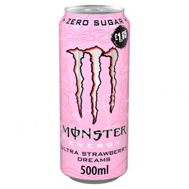 Monster - Ultra Strawberry Dreams PMP (500ml x12 cans)