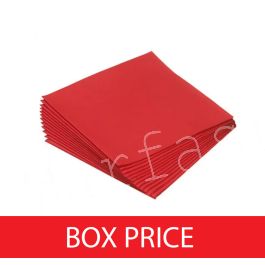 Serviettes Two Ply - Red (x2000 box)