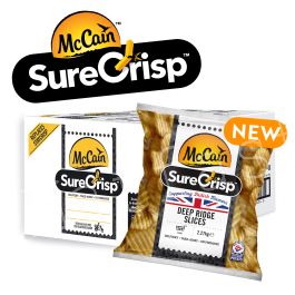 McCain - Deep Ridge Slices (Crispers) (9.08kg box)